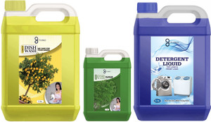 FLISKO Effective Ultra cleaner Dish Wash Lemon 5L & G 1L & Detergent ...