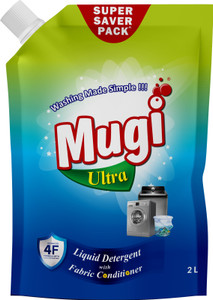 mugi Ultra Liquid Detergent (Inbuilt Fabric Conditioner) Fresh Liquid ...
