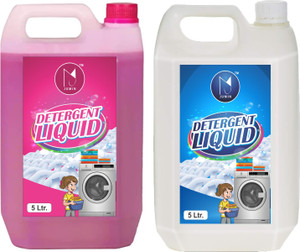Jumin Combo 5L White+5L White MIX FLOWER Washing machine liquid ...