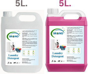 Brono Washing machine liquid detergent Pink + Washing machine Liquid ...