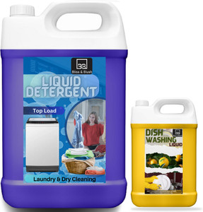 BLISS & BLUSH Washing Machine&Dish Wash Liquid ( Detergent Top 5Ltr ...