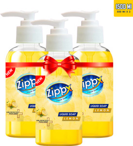 Zippx Liquid Soap,Pack of 3 Hand Wash Pump Dispenser - Price in India ...