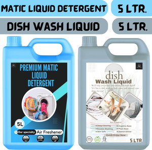 BLISS & BLUSH Washing Machine Liquid 10L With 5X Power Full Washing ...