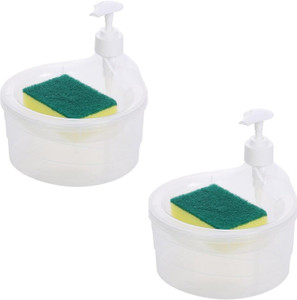 Zenesys 2 layer vim/ liquid dispenser for kitchen , home with sponge ...