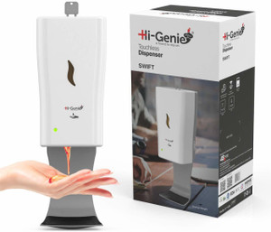 HI-GENIE Automatic Touchless Swift Gel Sanitizer Dispenser 1200 ml Gel ...
