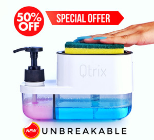 Qtrix Unbreakable premium quality liquid dispenser 600 ml Conditioner ...
