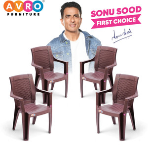 AVRO furniture 7756 Plastic Chairs for Home Living Room Office Garden ...