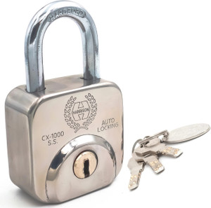 HARRISONLOCK Padlock 52mm 12 Pin With 3 Computerised Key CX-1000-0594 ...