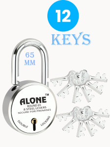 alone Special Round 65mm Lock for Home Gate Shop & Shutter, Double ...