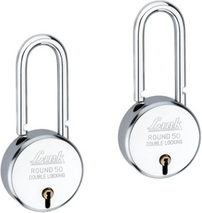 Link 50mmLSNew Round |Iron Lever|Double Lock|50K Key Combinations(Pack ...