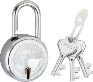 PLUS POINT Heavy Duty 40mm 5-Lever Stainless Steel Padlock Keys for ...