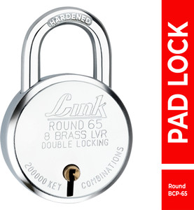 Link 65mm Round BCP | Steel Body | Brass Lever | Hardened Shackle ...