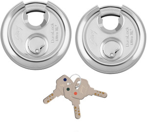 Godrej 4072 Duralock Ultra XL+ 70mm (very small) Round common keys Lock ...