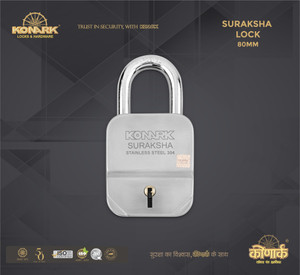 Konark SURAKSHA LOCK 80 MM Padlock - Buy Konark SURAKSHA LOCK 80 MM ...