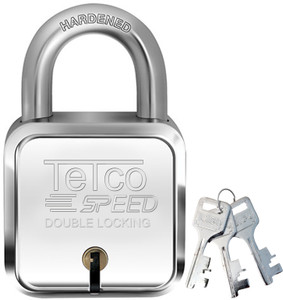 Indora 66MM XL lock Hardened Shackle Double Locking 8 Levers Big Size ...