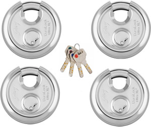 Godrej DURALOCK ULTRA XL+ 90MM (PACK OF 4) WITH 4 COMMON KEYS Padlock ...
