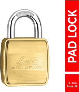 Link Hi-Tech Square 70mm |Brass Body|Hardened Shackle| Double Locking ...