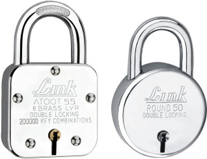 Link Atoot 55mm Lock Buy 1 Get 1 New Round 50mm Lock Free | Steel Body ...