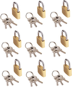 TOOLBUX Small Locks with Keys, Mini Padlocks for Luggage, Backpacks, 9 ...
