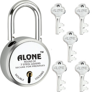 Fithome Alone Round 50mm Lock for Home Link Gate Shop Shutter, Double ...