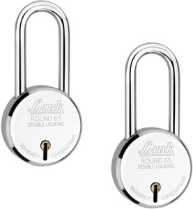 Link 65mm New Round Long Shackle Padlock|Iron Lever|50k Key ...