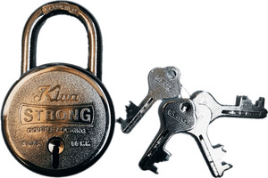 KIVA strong 8 levers 65mm Lock with 4 keys Padlock - Buy KIVA strong 8 ...