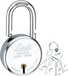 Link Smart 65mm Round |7 Levers|Double Locking|Hardened Shackle|50k Key ...