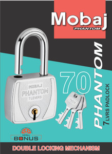 Mobaj Phantom 70 MM Padlock - Buy Mobaj Phantom 70 MM Padlock Online at ...