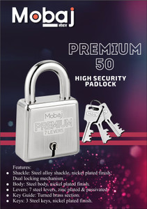 Mobaj Premium 50MM Padlock - Buy Mobaj Premium 50MM Padlock Online at ...