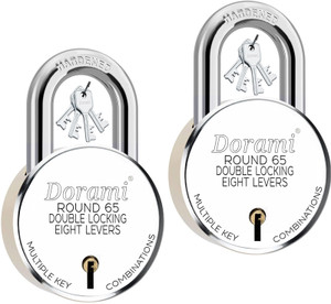 Dorami Round 65mm Locks | Hardened | Double Locking | Multiple Key ...