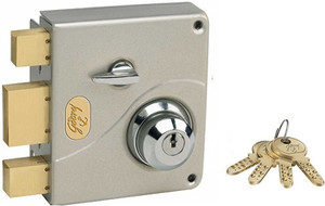 Godrej Locks Ultra Tribolt 2C Deadbolt Satin Nickel Lock - Buy Godrej ...