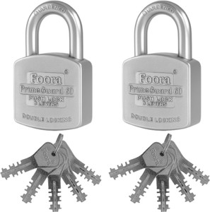 Foora Primeguard 60 Push Lock (Pack Of 2) with 5 Keys – Heavy Duty ...
