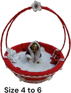 Shyam Diwane laddu gopal ji special carry basket [size 4 to 6 ] Jhula ...