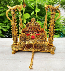 Truedivine Metal Krishna Jhula, Laddu Gopal Jhula, For Home And Office ...