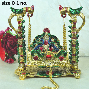 Truedivine size 0-1no metal Laddu gopal colorful jhula palana for ...