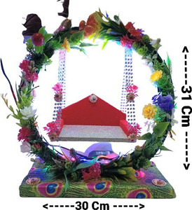 Turpan Swing Electric Jhula for Laddu Gopalji Jhula Price in India ...