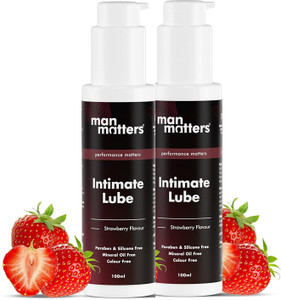 Man Matters Water-Based, Warming Lube for Men & Women | Stain Free, 100 ...