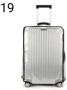 Jellyfish trolley cover Suitcase PVC Transparent Luggage Trolley ...