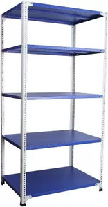 Premier Slotted Angle Rack CRC Sheet 5 Shelves 22Gauge Shelf Storage ...