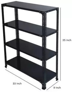 Premier New Slotted Angle 4Shelves Multipurpose Powder Coating Storage ...