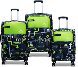 Uppercase 19500EST1GRN JFK Eco Luggage Trolley bag / Travel bag with ...