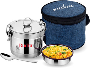 Flipkart.com | Rudra SS Stainless Steel Food Pack Lunch Box with Steel ...