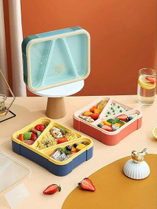 Flipkart.com | fezeedi Plastic Chic Tokyo Print Bento Box For Kids 3 ...