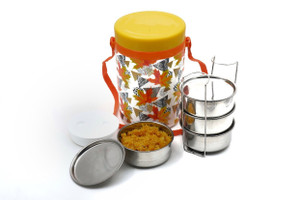 Flipkart.com | shiddhi ORBIT 4 Stainless Steel Insulated Lunch Pack 4 ...