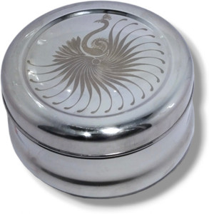 Flipkart.com | Trishav Stainless Steel Peacock Laser Design | Lunch box ...
