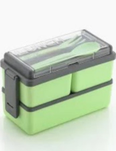 Flipkart.com | TheOzShop Double Decker 3 Section Lock Lunch Box For ...