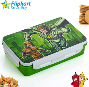 Flipkart.com | Flipkart SmartBuy Green Testy Big 2 Containers Lunch Box