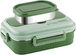 Flipkart.com | ATTRO Snackpro with Stylish Lid Airtight & Leakproof 2 ...