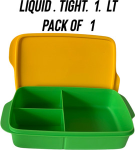 Flipkart.com | TUPPERWARE divided lunch liquid tight 1000 ml pack of (1 ...