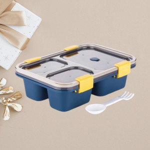 Flipkart.com | FRONT STYLE 3 comptment platic lunch box 1 Containers ...